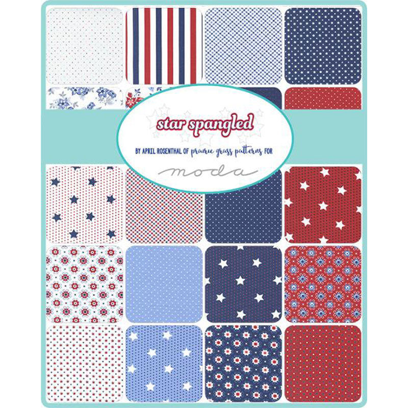 Moda Star Spangled Charm Pack – Batiks Etcetera & Sew What Fabrics