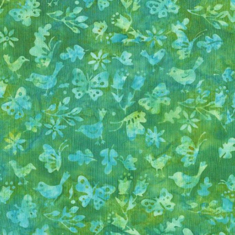 Island Batik Flutter Wings 122355980 Lagoon – Batiks Etcetera & Sew ...