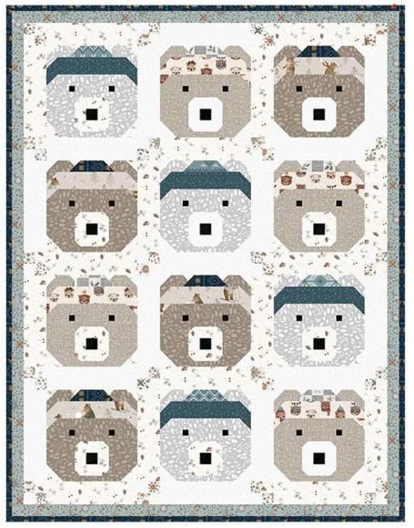 Baby Bear Kit with Northcott FIGO Cozy Cubs Fabric Collection – Batiks ...