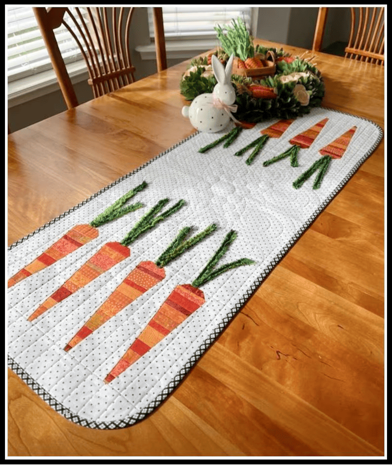 Carrot Runner Pattern X – Batiks Etcetera & Sew What Fabrics