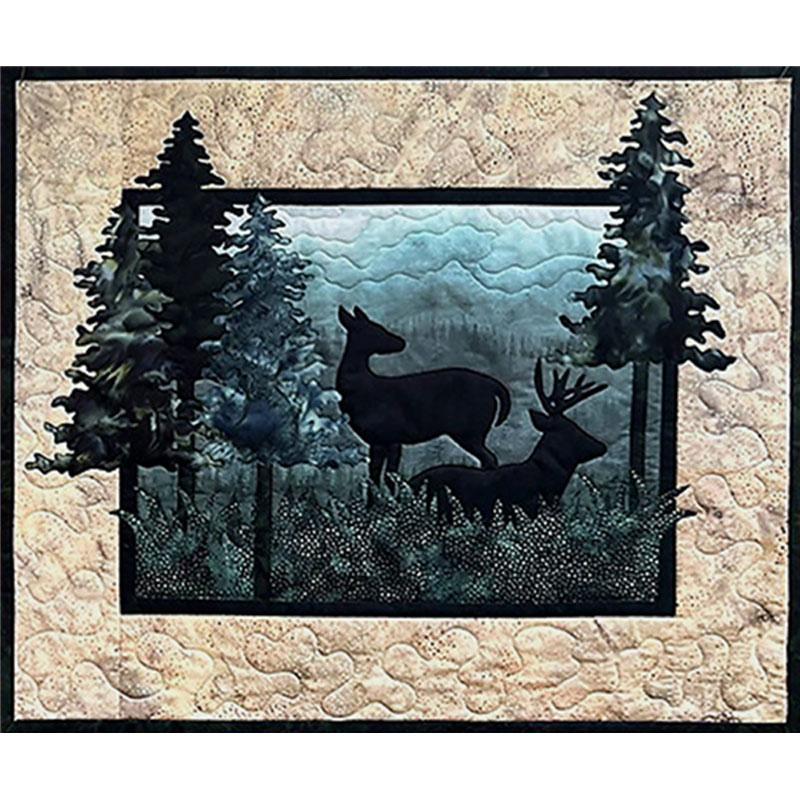 Dusk Applique Pattern – Batiks Etcetera & Sew What Fabrics