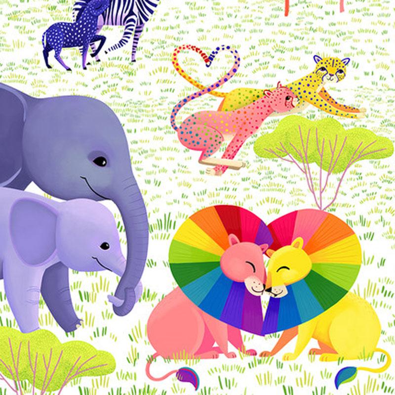Free Spirit Love In the Wild PWKT046 Panel – Batiks Etcetera & Sew What ...