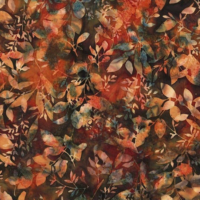 Hoffman Foliages W2574 66 Autumn – Batiks Etcetera & Sew What Fabrics