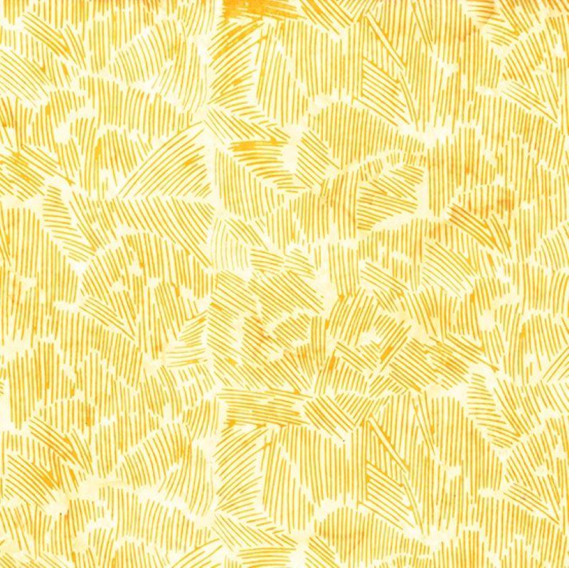 Hoffman Line Feather Texture W2596 471 Buttercup – Batiks Etcetera ...