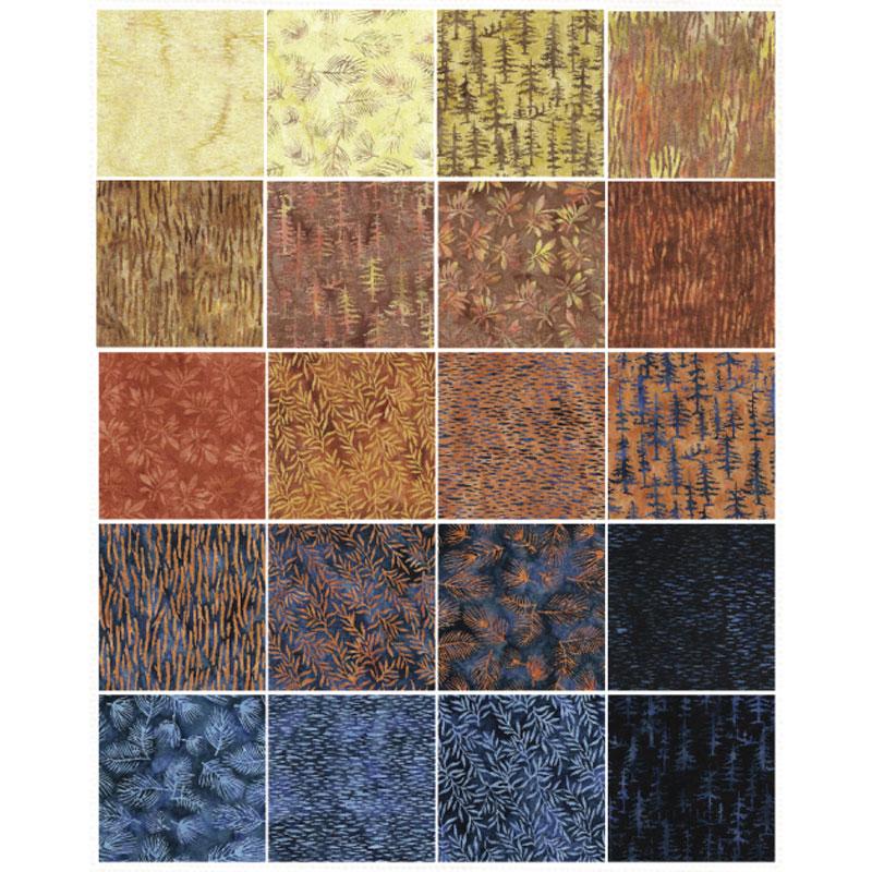 Island Batik Fall Flair Strip Pack – Batiks Etcetera & Sew What Fabrics