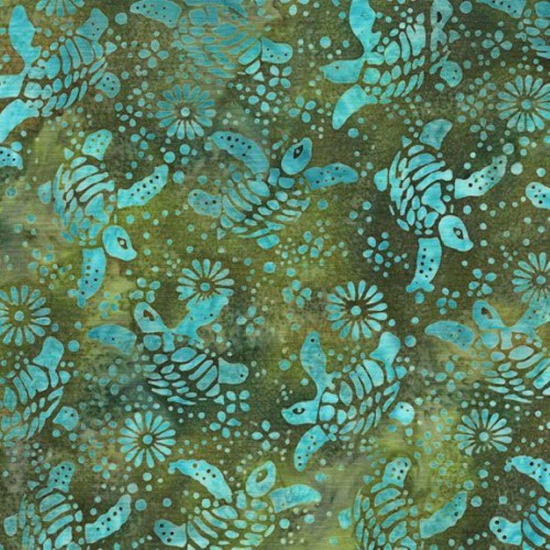 Island Batik Tropical Bliss 112416690 Grass – Batiks Etcetera & Sew ...
