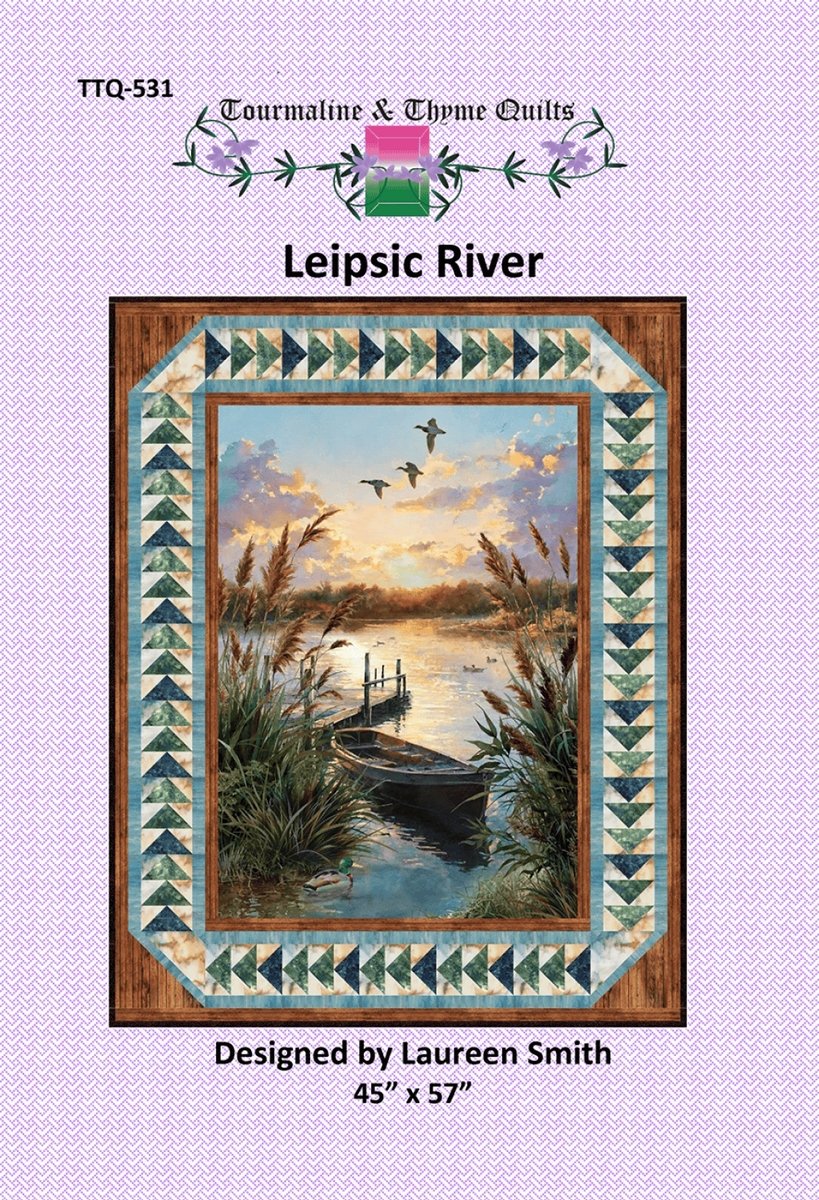 Leipsic River Quilt Pattern - Tourmaline & Thyme Quilts – Batiks ...