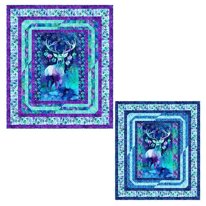 Midwinter Magic Pattern X – Batiks Etcetera & Sew What Fabrics