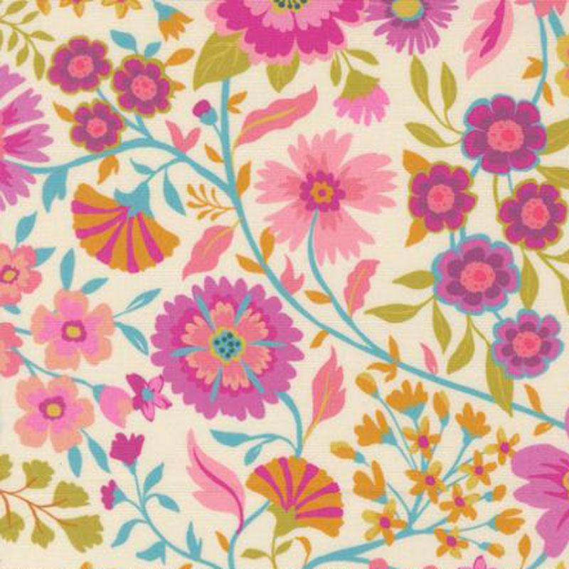 Moda Parlor 11961 11 Cream – Batiks Etcetera & Sew What Fabrics