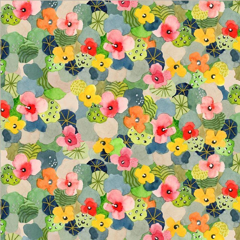 Windham Wild Meadow 54388 5 Multi – Batiks Etcetera & Sew What Fabrics