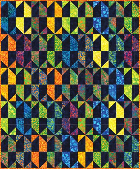 Collage - Free Pattern Download – Batiks Etcetera & Sew What Fabrics