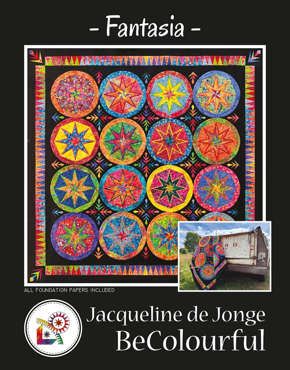 Fantasia Pattern - Jacqueline de Jonge X – Batiks Etcetera & Sew What ...