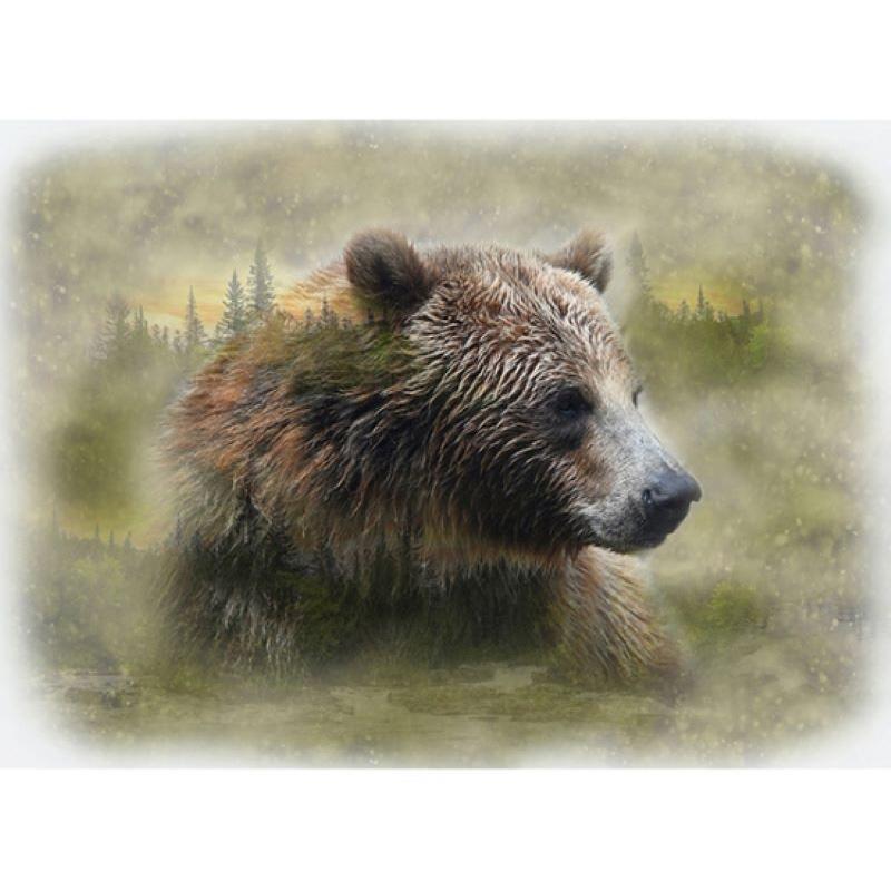Hoffman Call of the Wild Panel U5063 260 Grizzly X – Batiks Etcetera ...