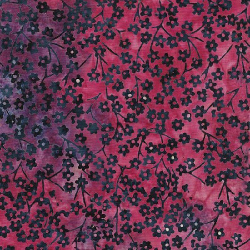Island Batik Red, White, and Blooms 112311819 Multi X – Batiks Etcetera ...