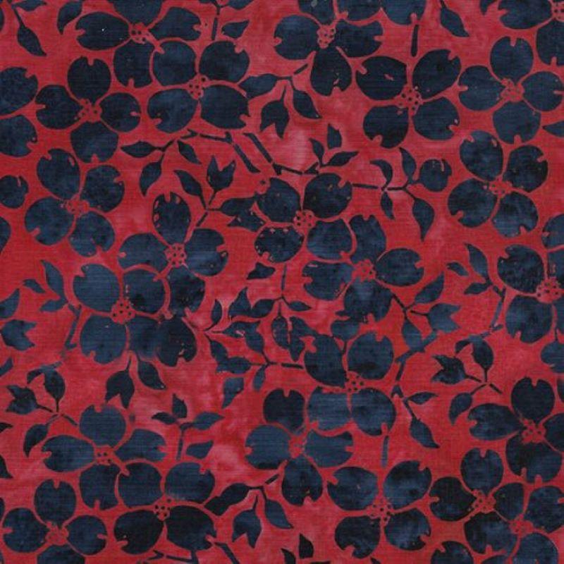 Island Batik Red, White, and Blooms 112314350 Paprika X – Batiks ...
