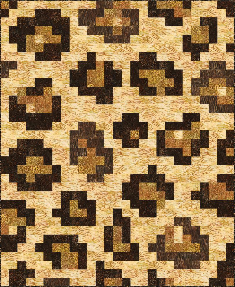 Leopard Spots Quilt - Free Pattern Download – Batiks Etcetera & Sew ...