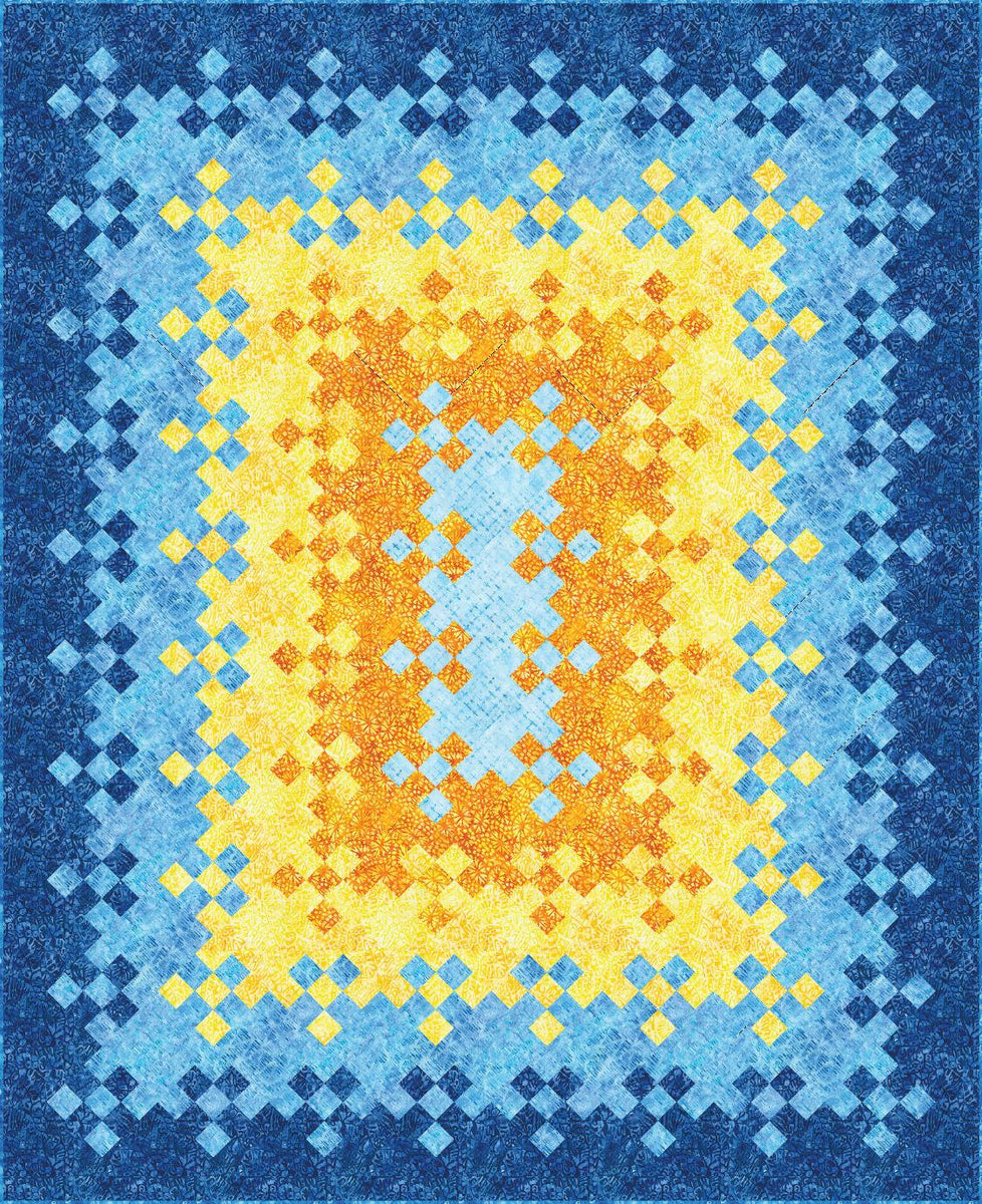 Luminous Nine Patch Quilt - Free Pattern Download – Batiks Etcetera ...