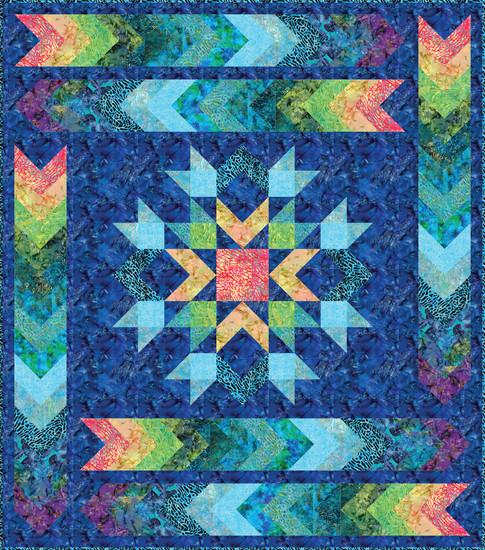 Ocean Tides Quilt - Free Pattern Download – Batiks Etcetera & Sew What ...