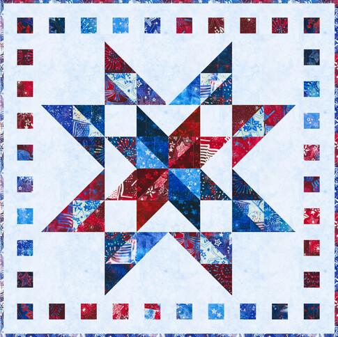 Sparkling Star Liberty - Free Pattern Download – Batiks Etcetera & Sew ...