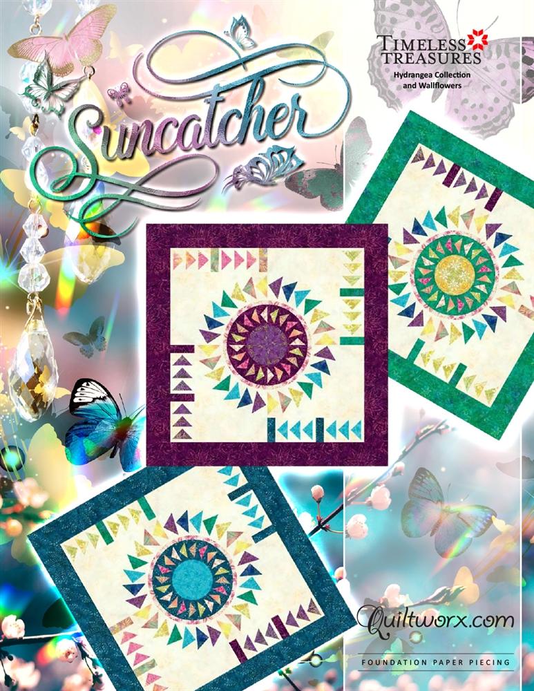 Suncatcher Table Toppers Pattern for (3) 30in square toppers. – Batiks ...